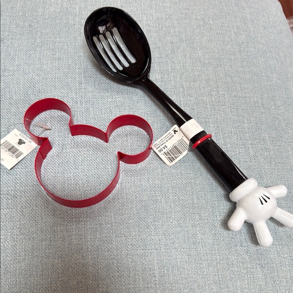 Disney | Kitchen | Mickey Mouse Cookie Cutter And Slotted Spoon | Poshmark